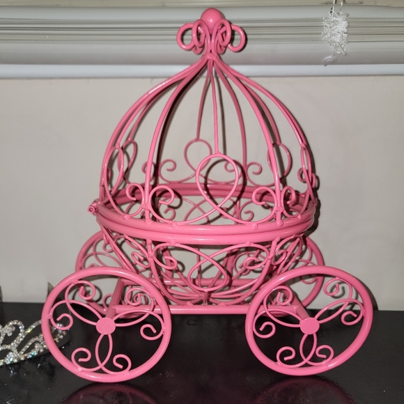 Storage & Organization | Pink Princess Carriage Container Top Opens ...
